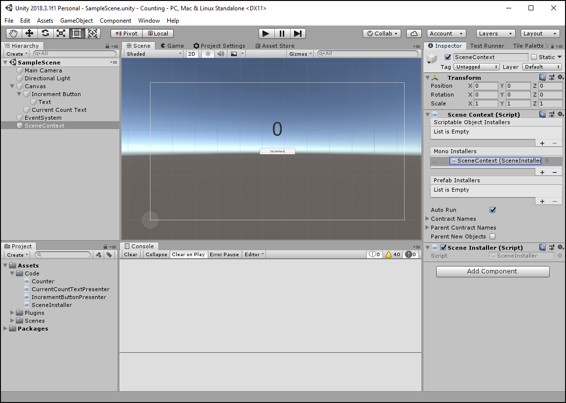 Dependency Injection in Unity with Zenject | UnityDependencyInjection